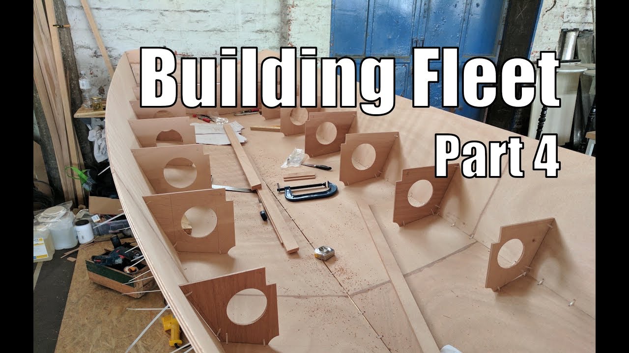 Building Fleet, a small wooden boat #4 - YouTube