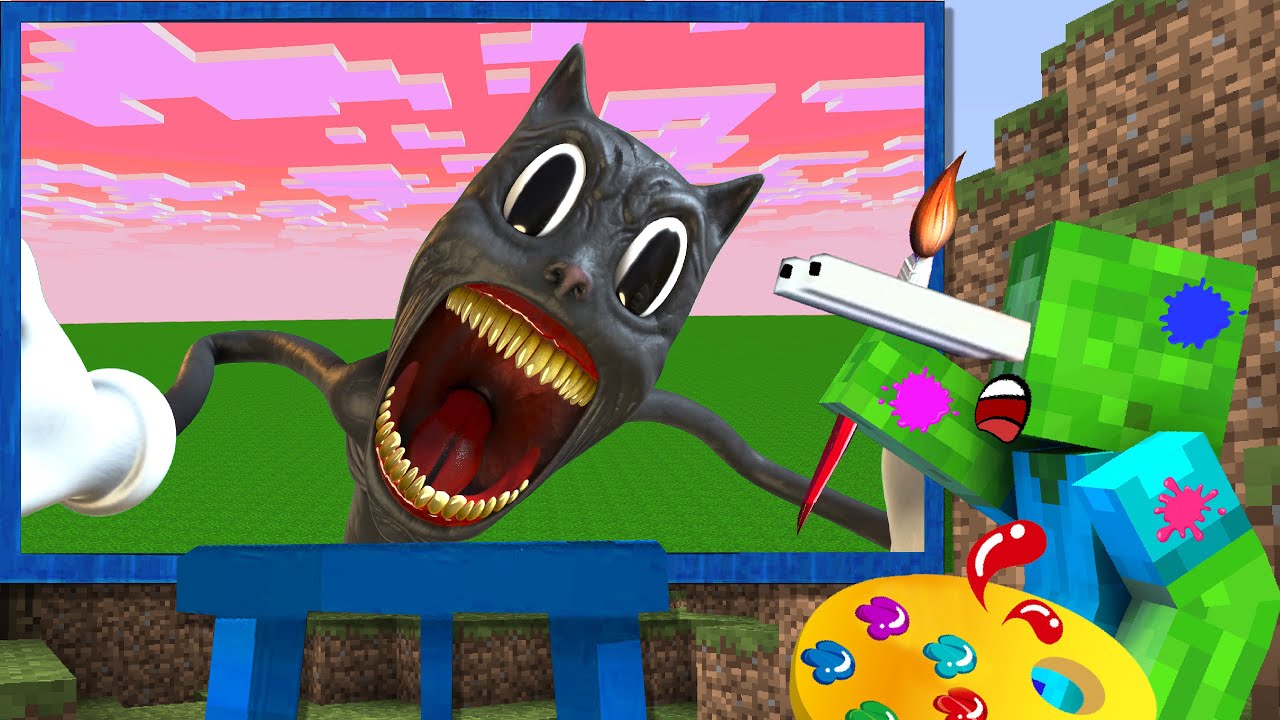 Monster School : CARTOON CAT HOROR MINECRAFT - Minecraft Animation ...