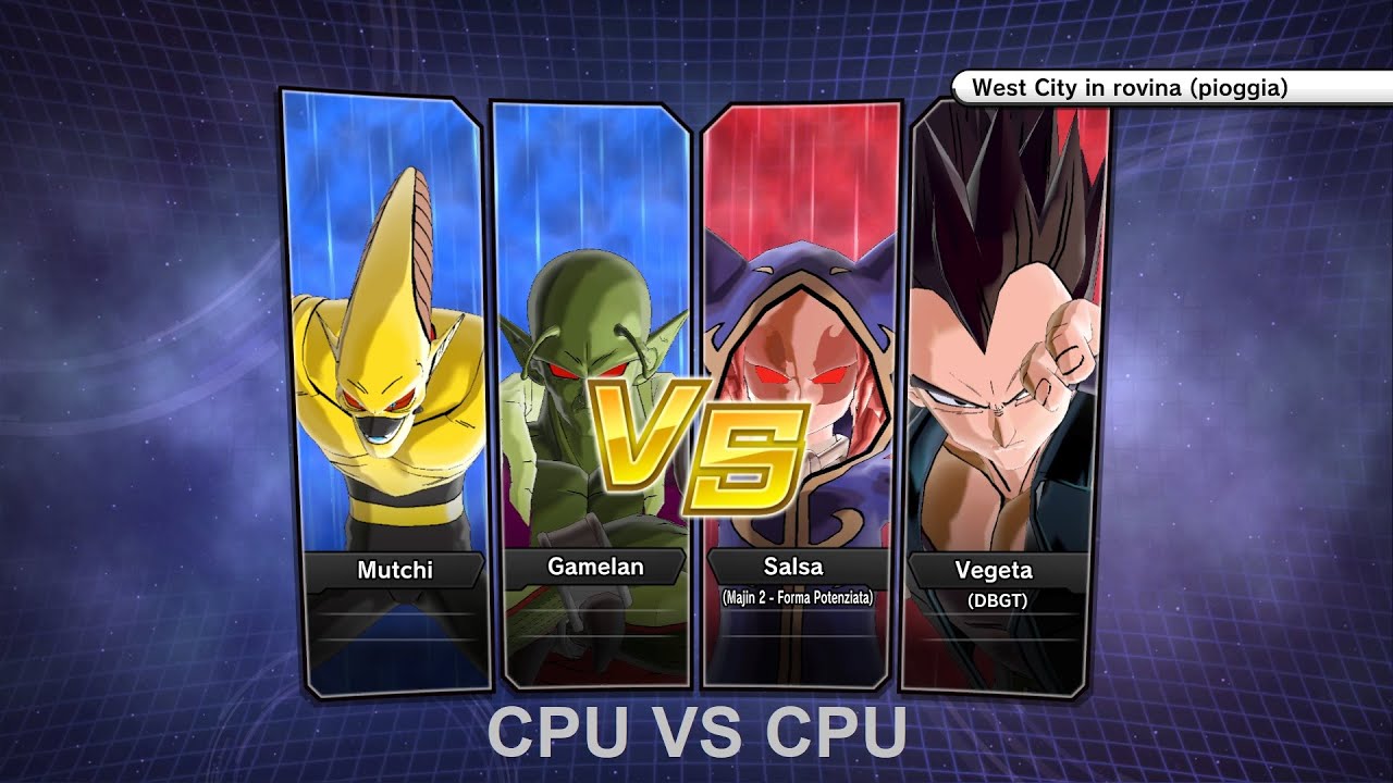 Xenoverse 2 - Requested match (CPU): Gamelan&Mutchi vs Salsa (Majin 2 ...