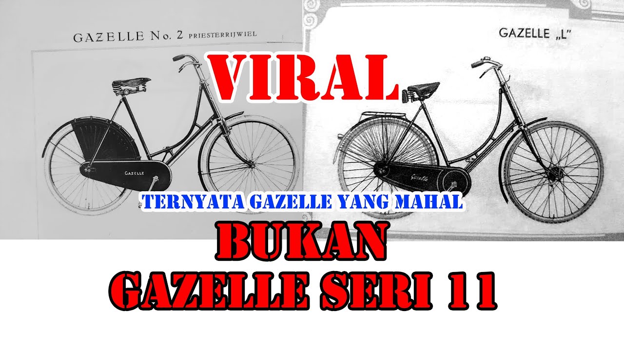 Sepeda Gazelle Termahal | Gazelle No.2 VS Gazelle L | Ulasan Tuntas ...