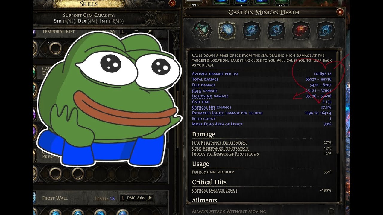 PoE 2 Temporalis AUTOBOMBER - choir of the storm . Looking for citadels ...