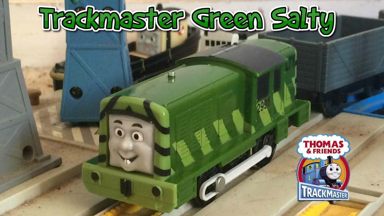 Trackmaster Green Salty review & first run with race - YouTube
