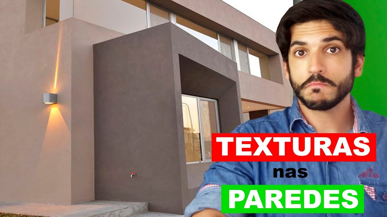TEXTURAS nas PAREDES da sua CASA - YouTube