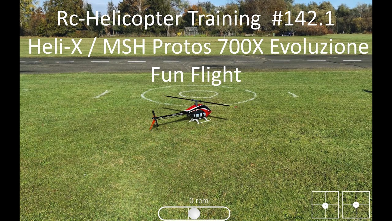 Rc-Helicopter Training #142.1 / Heli-X / MSH Protos 700X Evoluzione ...