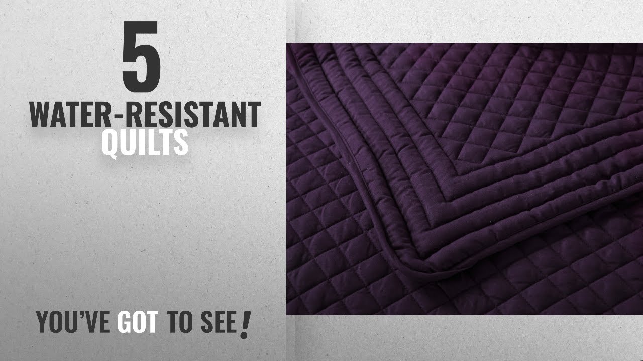 Top 10 Water-Resistant Quilts [2018]: Lotus Home Microfiber Stain and ...
