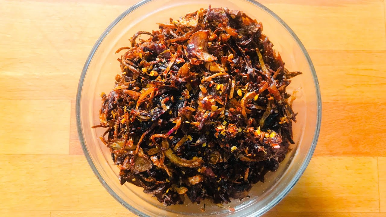 Maldives fish Chilly Paste-Nisha's Kitchen - YouTube