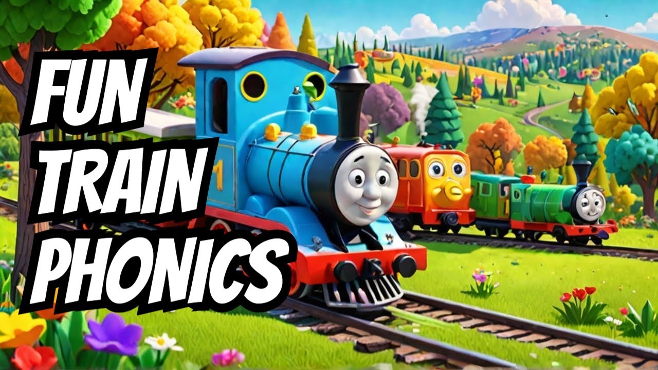 ABCD Phonics on a Train! Fun Learning for Kids and Toddlers - YouTube