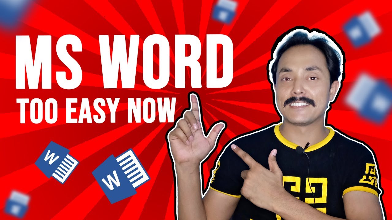 MS WORD TOO EASY - YouTube