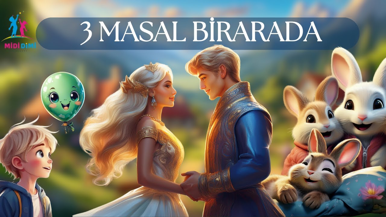 3 MASAL BİR ARADA | MİDİ DİMİ MASALLARI - YouTube