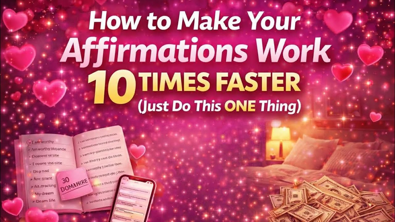 How To Make Your Affirmations Work 10 Times Faster( Just Do This ONE ...