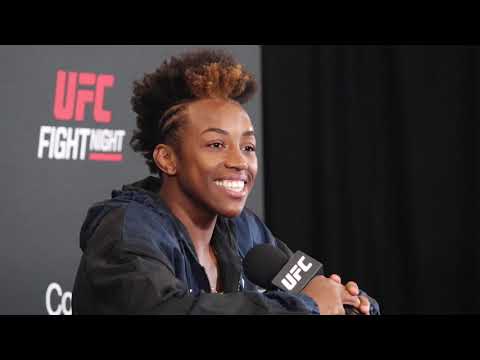 Alexia Thainara on Retiring Molly McCann at UFC London - YouTube