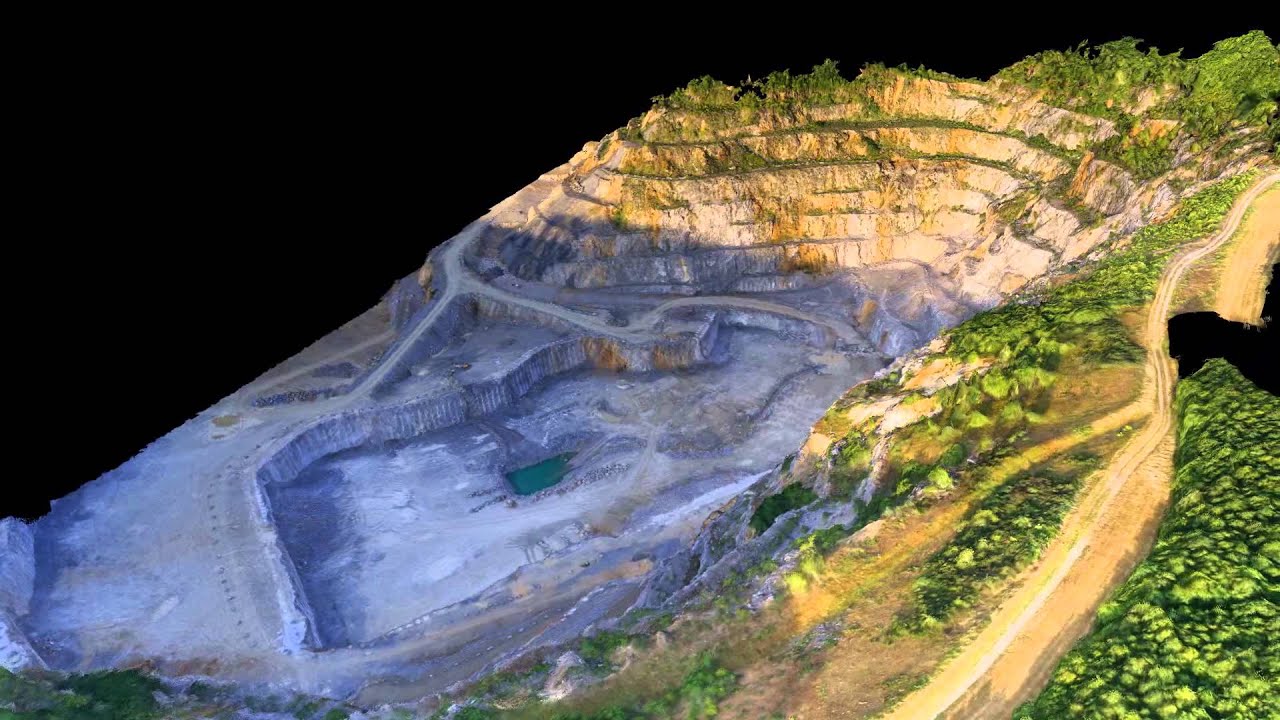 3D Mapping #2: Europes biggest stone pit (part1) - YouTube