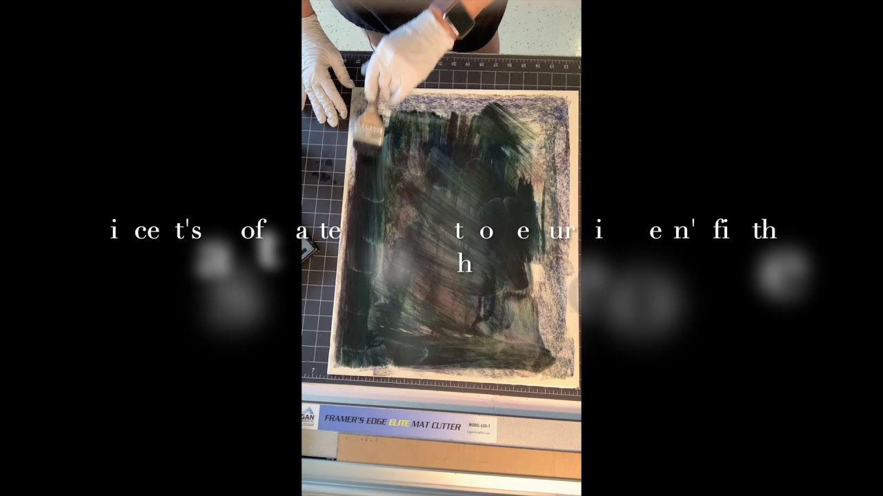 Tinting Paper Black for Dramatic Pastel Paintings - YouTube