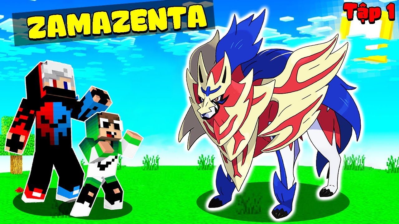 MINECRAFT PIXELMON TẬP 1: PIXEL SỞ HỮU THẦN KHIÊN ZAMAZENTA CỰC NGẦU ...