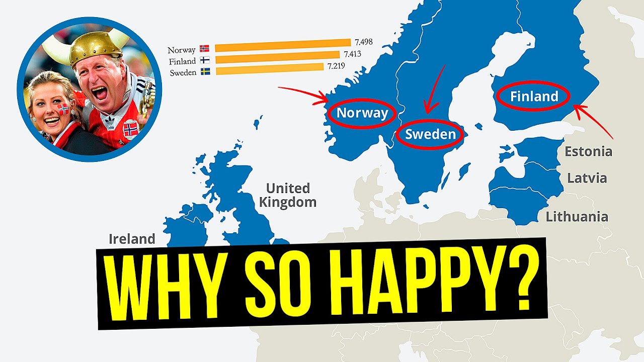HAPPIER than the US: Top 10 Happiest Countries in the World - YouTube