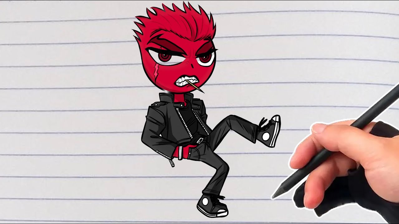 HOW TO DRAW CARTOON CUTE COLOUR HUMAN TO EASY 3/By Peerada - YouTube