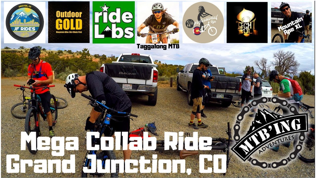 Ribbon Trail & More 2018 // Huge Collab Ride (Grand Junction, CO) Mountain Biking - YouTube