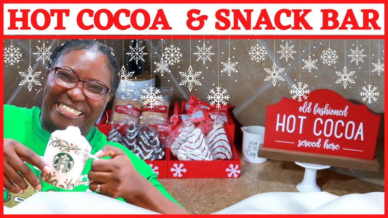 Christmas Hot Cocoa Bar | Decorating On A Budget - YouTube