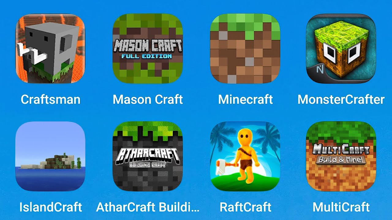Craftsman, Mason Craft, Minecraft, MonsterCrafter, IslandCraft ...