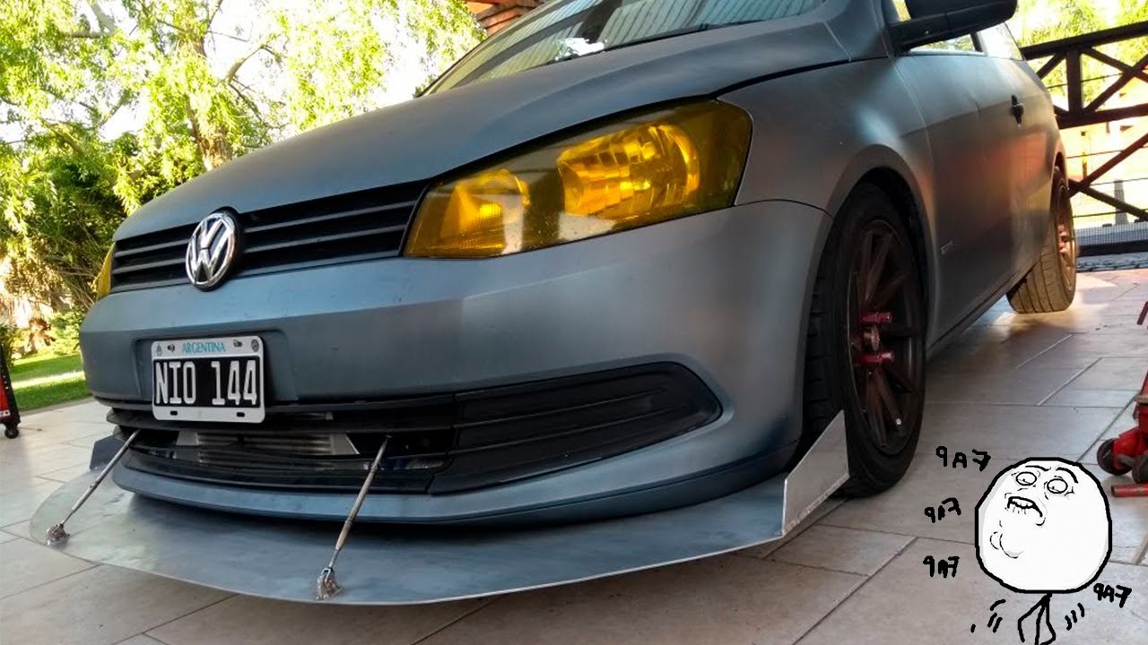 Splitter Frontal Parte 2 (DIY Front Splitter) - YouTube