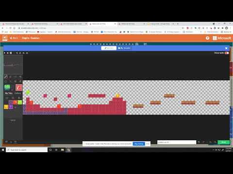 Customizing your level / tile map in Makecode Arcade "simple platformer" - YouTube