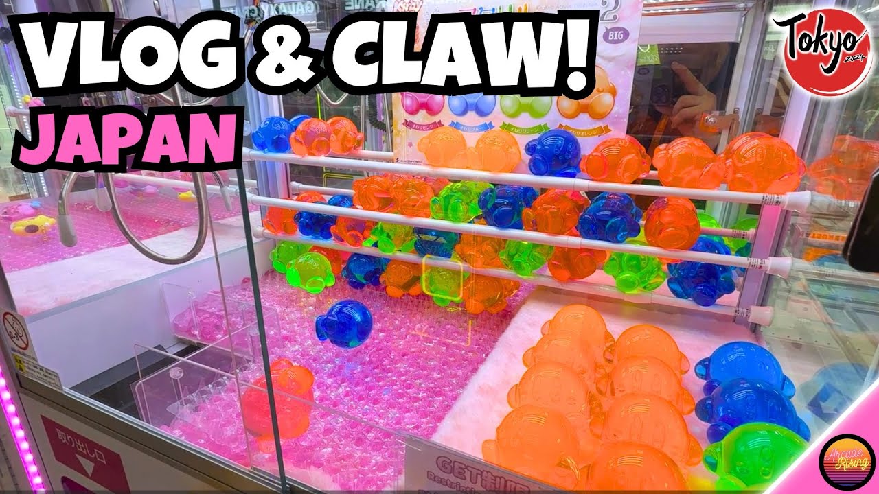 VLOG & CLAW: Japanese Claw Machines and Fun in Shinjuku! - YouTube