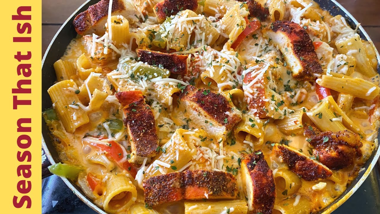 The BEST Creamy CAJUN CHICKEN PASTA| Super SEASONED and CHEESY Cajun ...