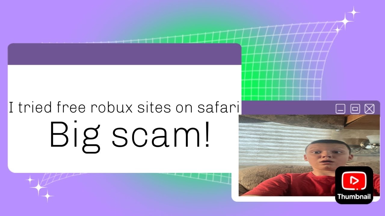 I tried to click on free Robux links - YouTube