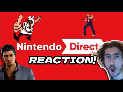 MY NINTENDO DIRECT REACTION!!! - YouTube