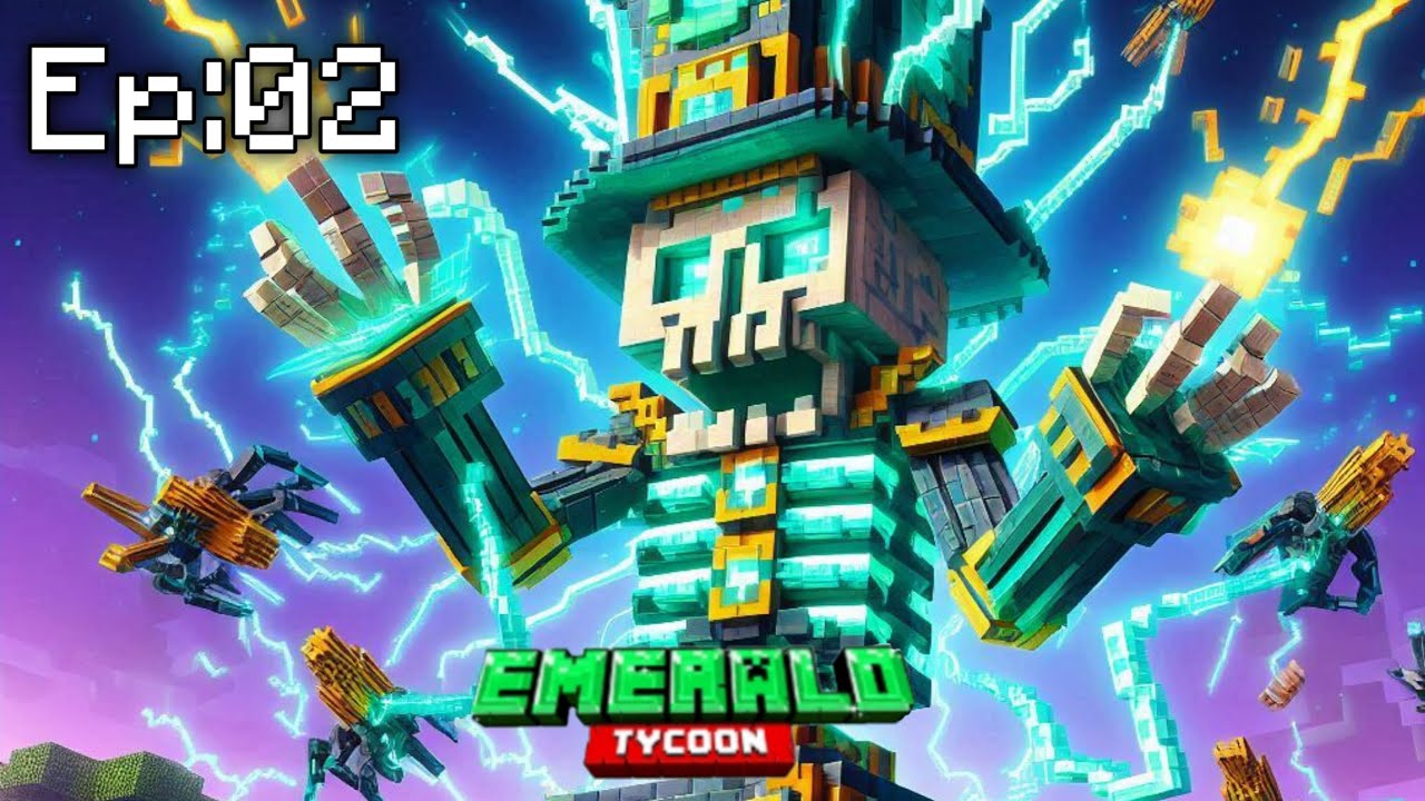 MINECRAFT Tycoon Builds EMERALD Lightning Totem Fortress! - YouTube