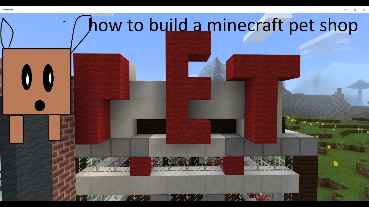 How to build a Minecraft pet shop! - YouTube