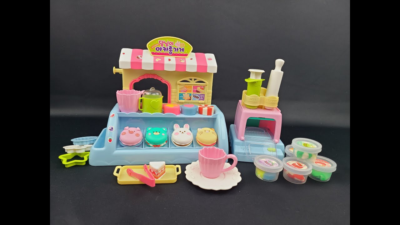 9 minutes Satisfying with Unboxing Macaron toy set ASMR - YouTube