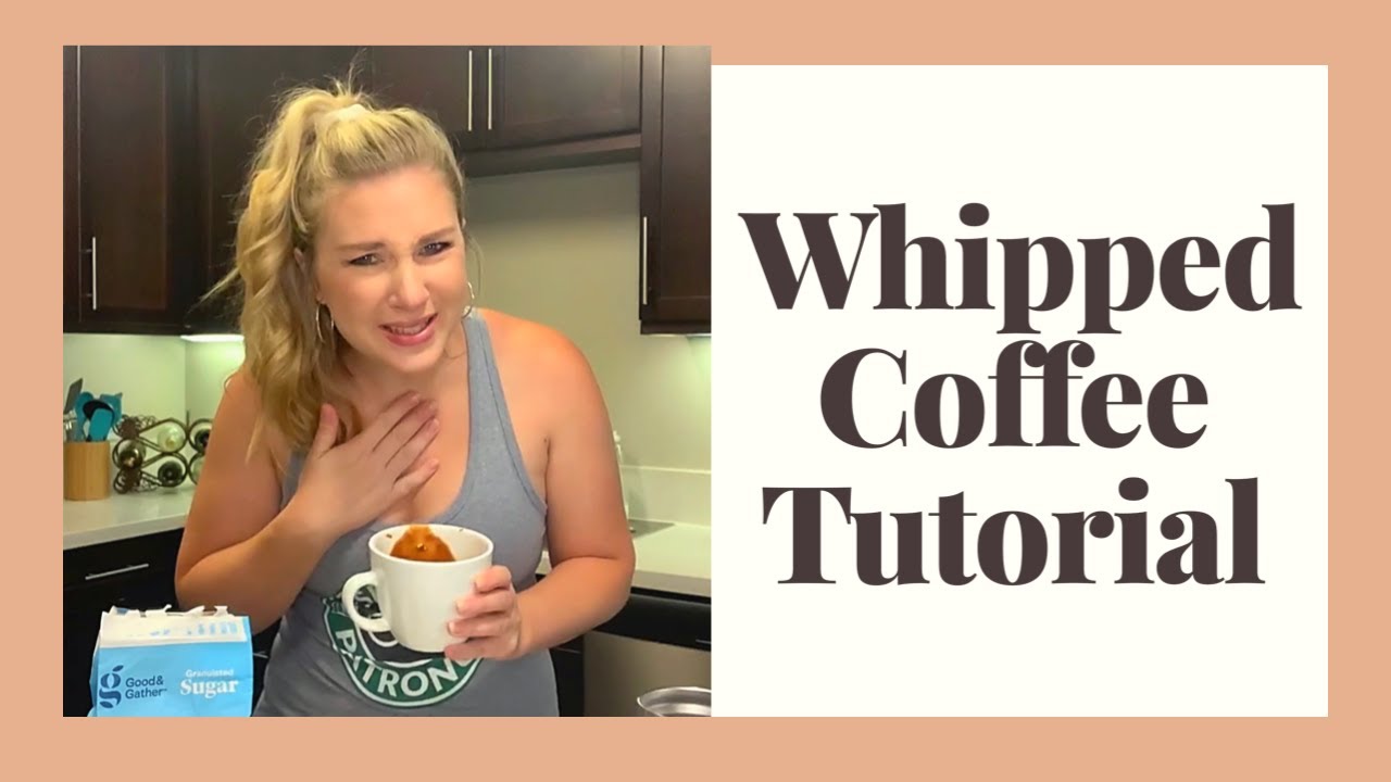 Whipped Coffee Tutorial - YouTube