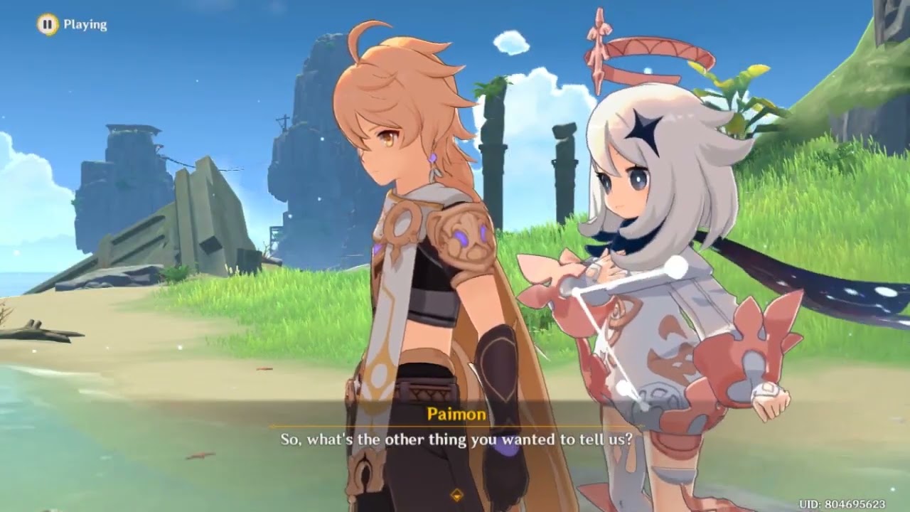 [Genshin] Kisekimaru final moment | English Paimon vs Japan Paimon ...