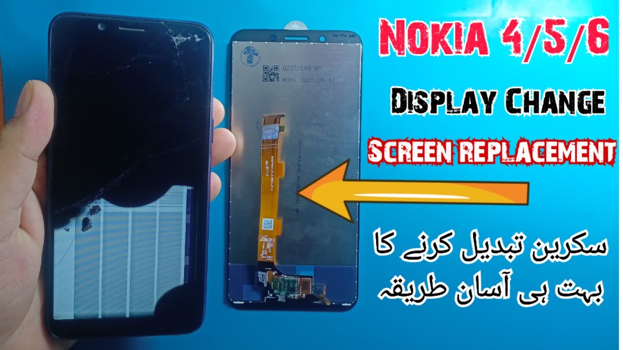 Nokia 4/5/6 Display screen replacement | Nokia 4.0/5 Touch replacement ...