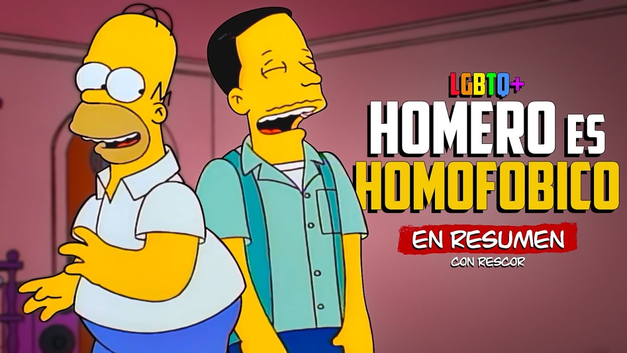 Los Simpson: ¿BART ES GAY? | Mes del Orgullo | En resumen con Rescor ...