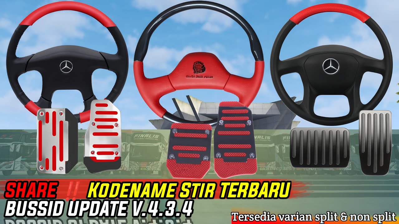 SHARE ‼️ KODENAME STIR TERBARU BUSSID UPDATE V.4.3.4 Varian Bersarung ...