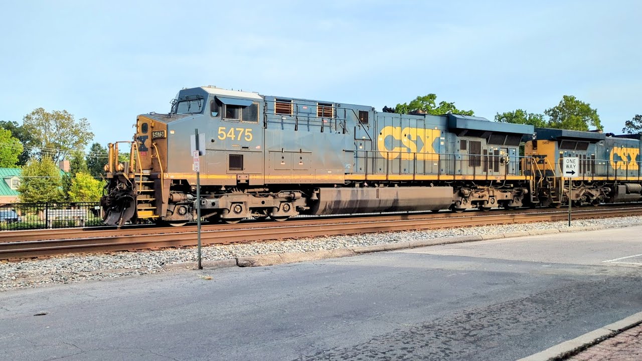 Northbound CSX C547 PMLX loaded coal hoppers on track two, bound for ...