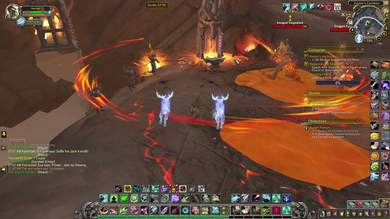 World of Warcraft - Maw - Kyrian Assault - The Ember Count - YouTube