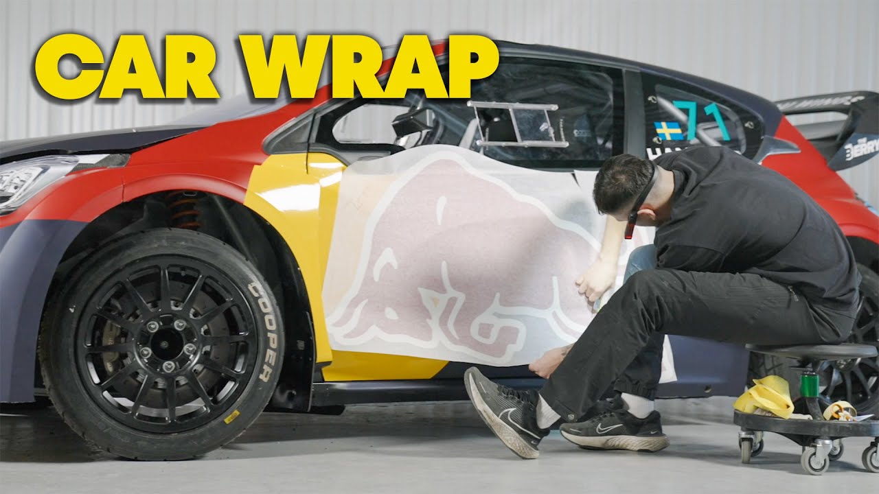 Satisfying Race Car Vinyl Wrap - YouTube