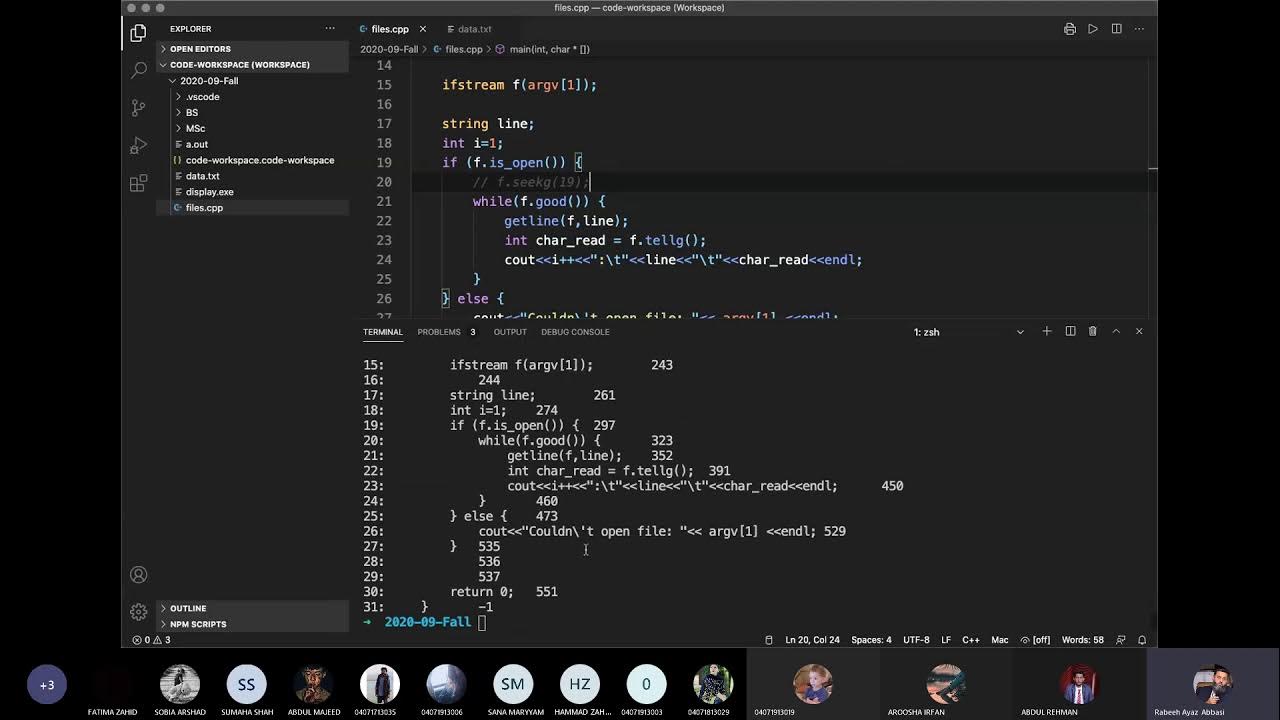 Files - 08 - Moving within a file using tellg/tellp and seekg/seekp functions - Implementation ...