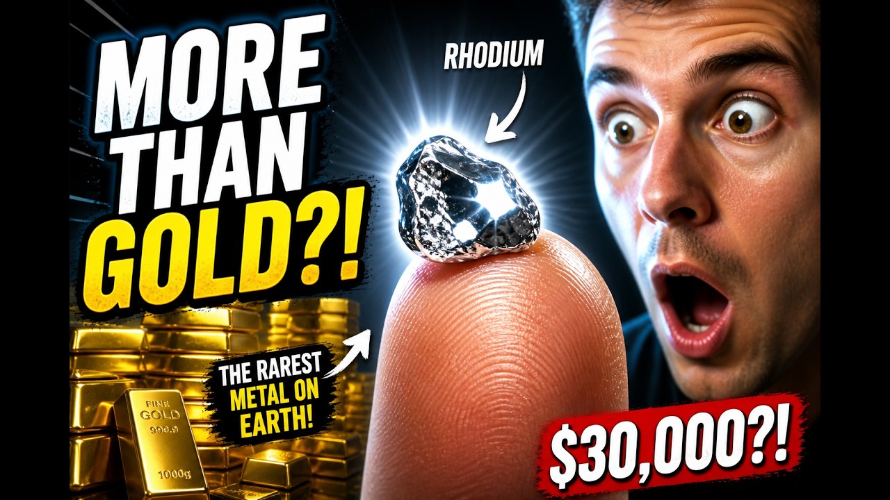 Rhodium The Rarest and Most Expensive Metal on Earth! - YouTube