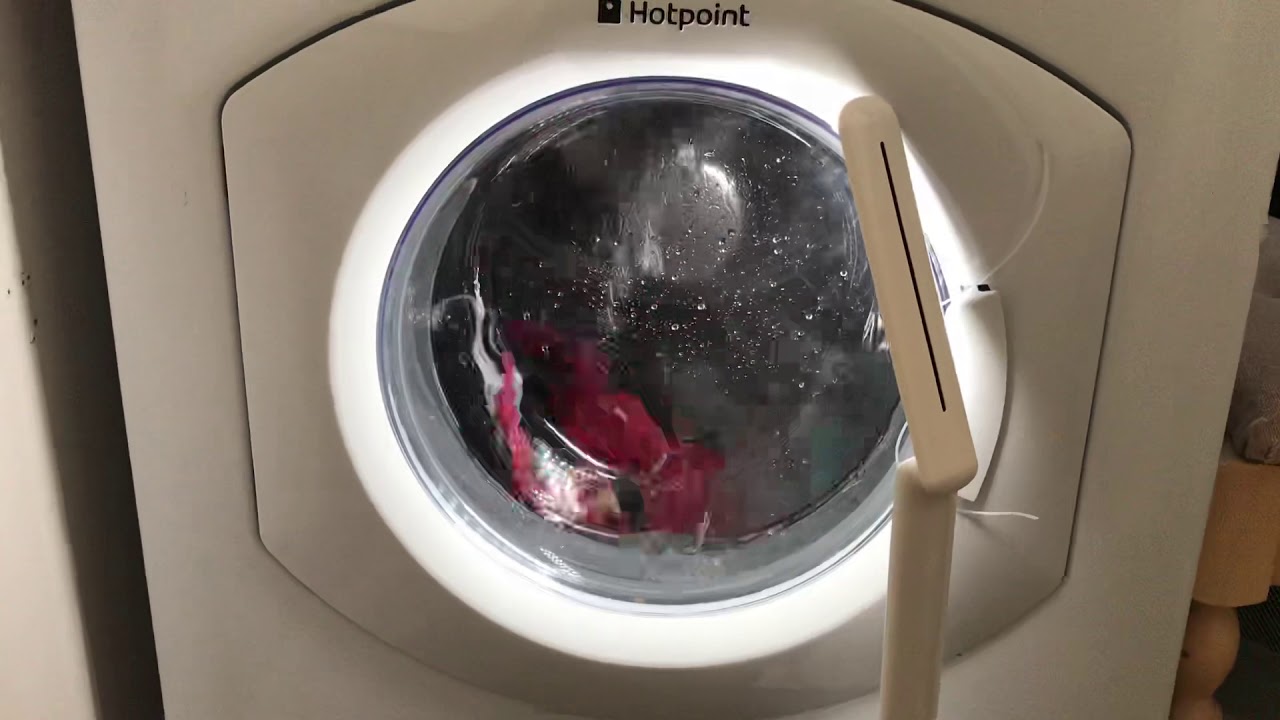 Hotpoint Aquarius WD440 Colourfast Cotton final rinse - YouTube