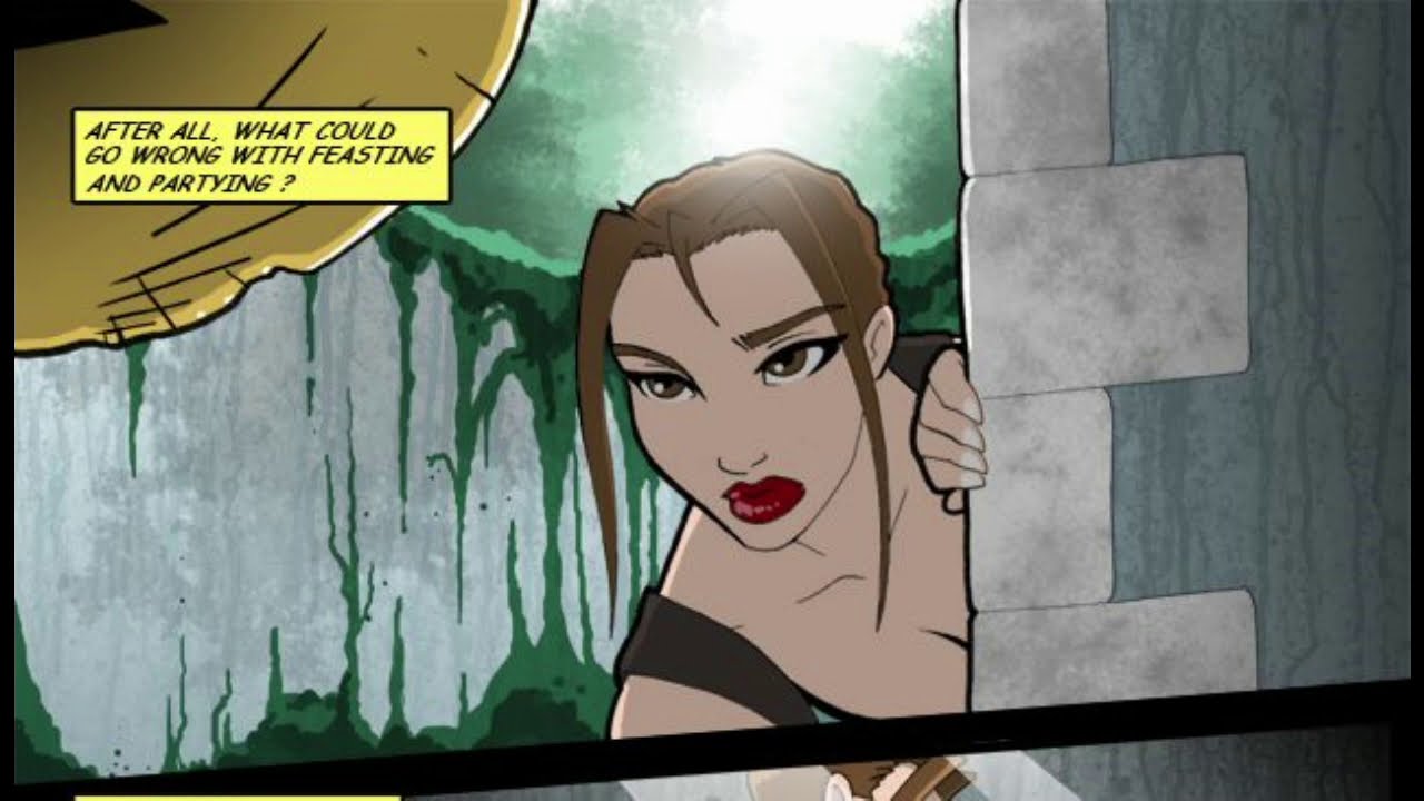 Tomb Raider and the Spirit of Bacchus Comic Dub - YouTube