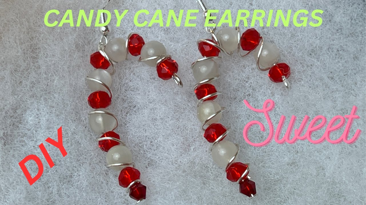 Christmas Earrings / Beaded Christmas Earrings / Christmas Earrings ...