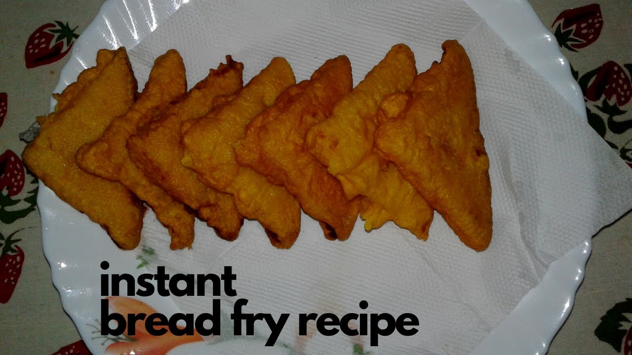 Instant bread fry recipe l Tasty recipe with bread l - YouTube