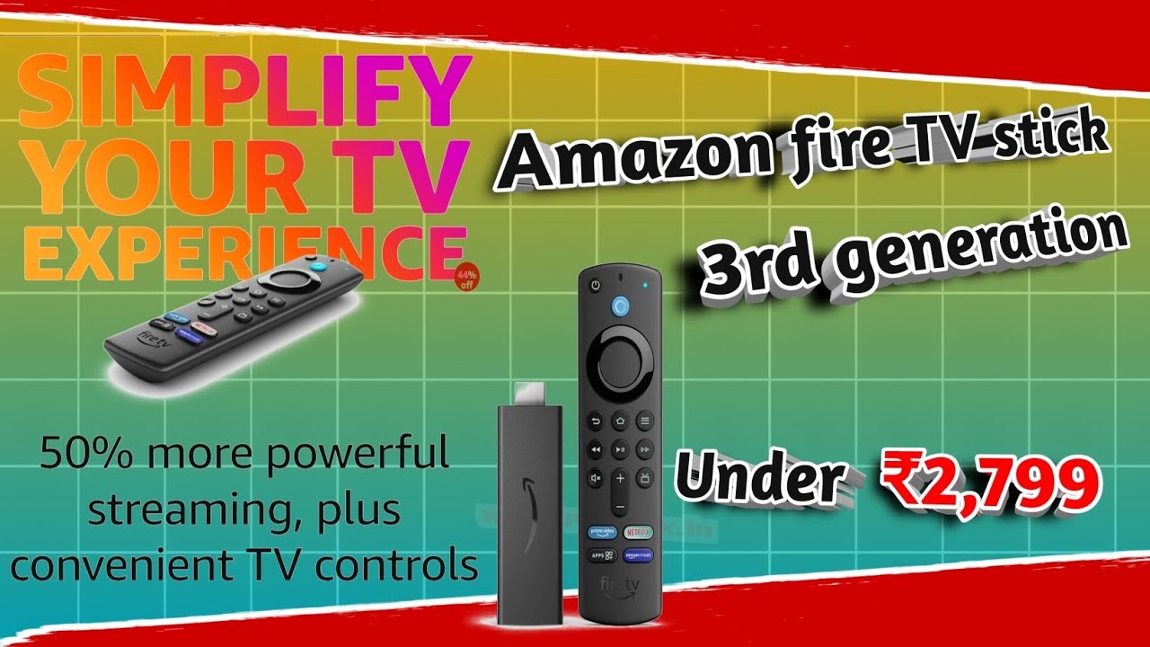 Amazon Fire TV Stick|3rd Generation|Unboxing Video|... - YouTube