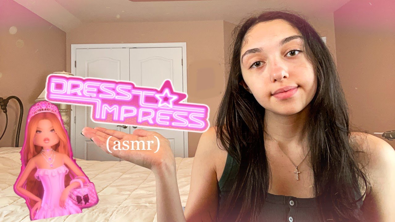 ASMR || Playing Dress to Impress (mouse clicking, whispering & some ...