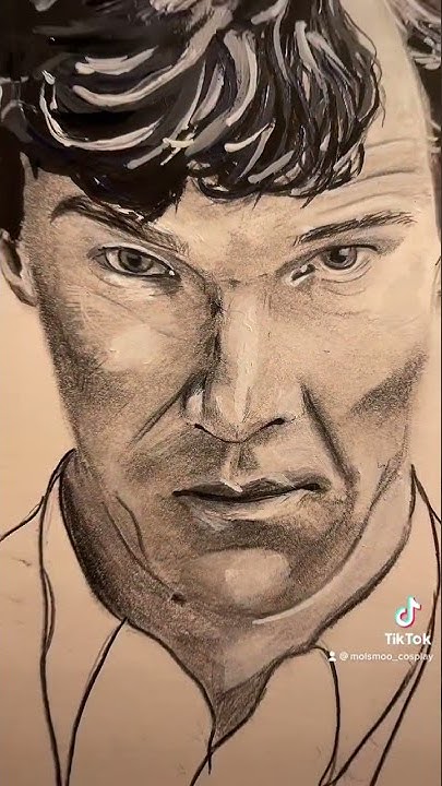 Benedict Cumberbatch portrait - YouTube