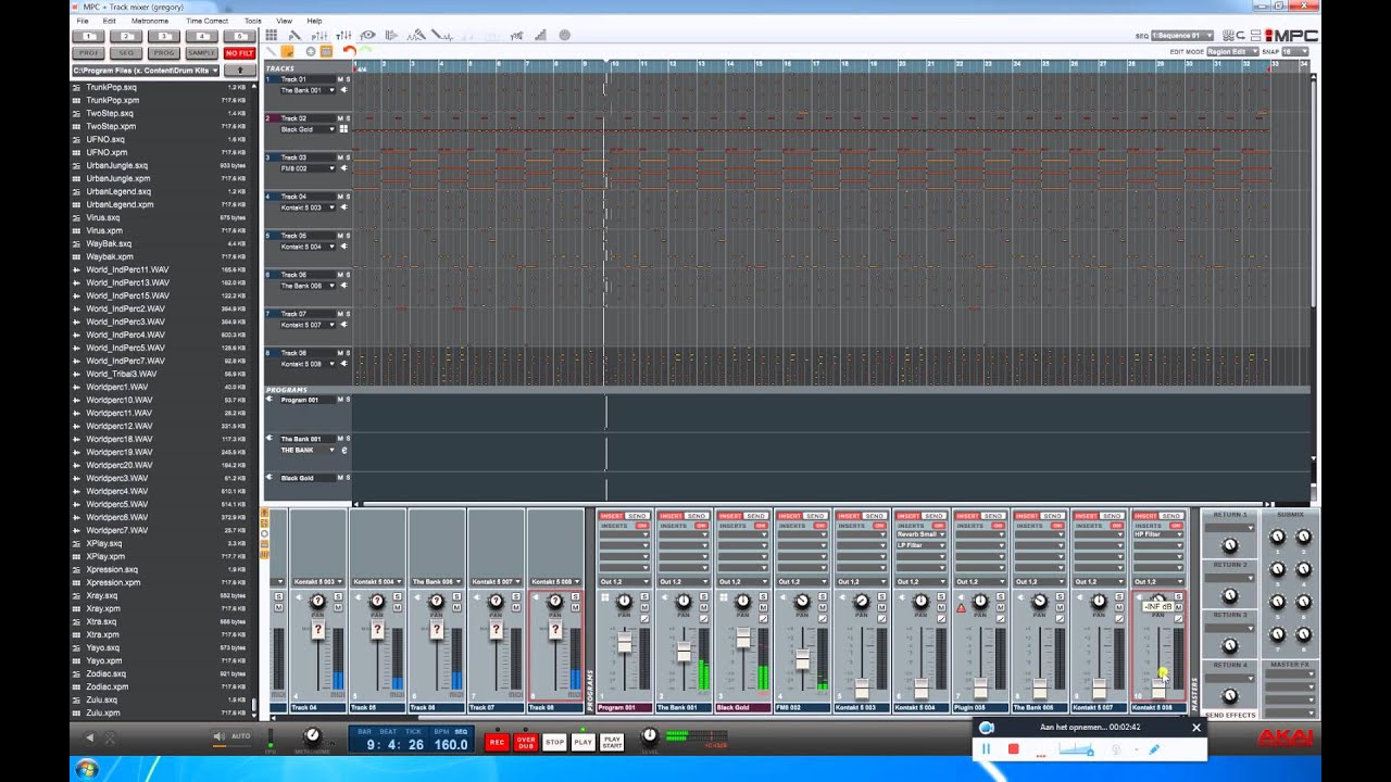simple reggae track breakdown on mpc renaissance - Martin - YouTube